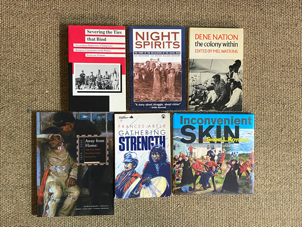 LOT OF 6 BOOKS, First Nations Social and Political History – Arcticfinearts
