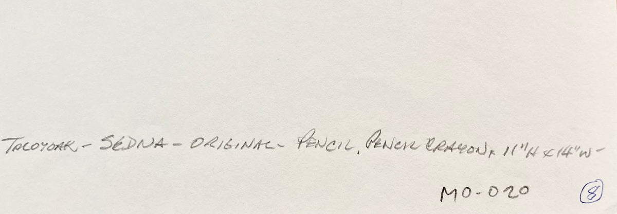 “SEDNA”, DRAWING, MAUDIE RACHEL OKITTUQ, – Arcticfinearts